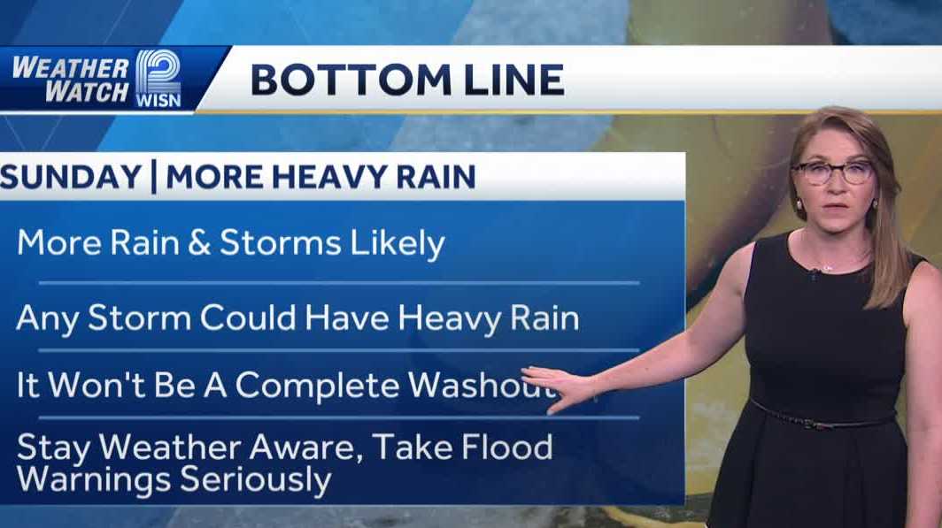 SE Wisconsin hit with flooding, more rain expected