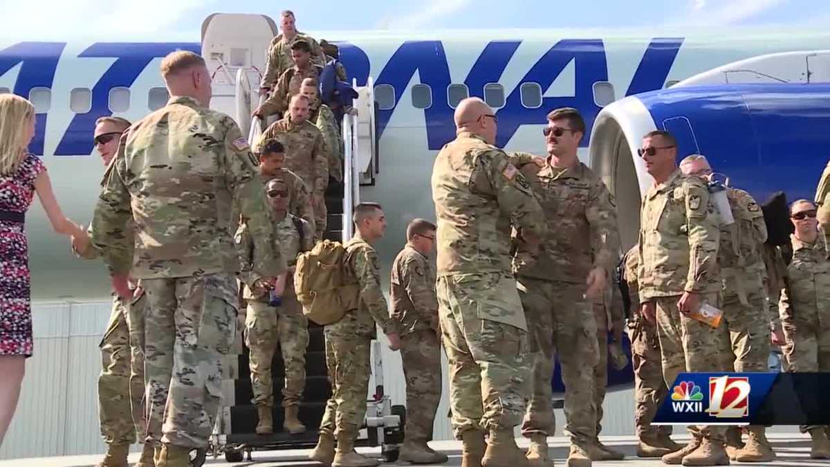North Carolina National Guard unit returns home to Greensboro from ...