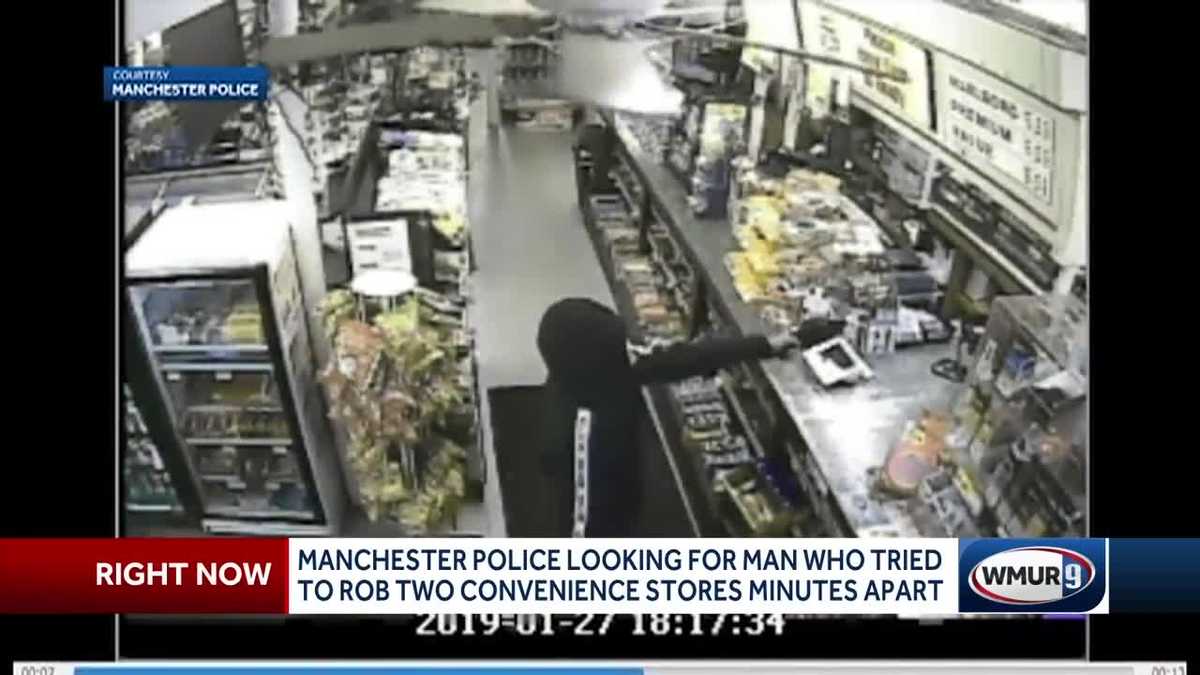 Manchester Police Search For Man After 2 Attempted Robberies