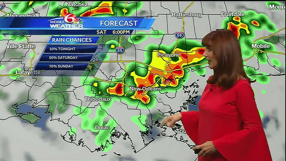 Friday Overnight: Increasing rain and storms
