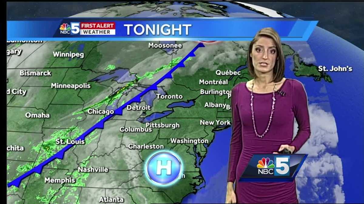 Video: Cold front Wednesday will bring rain 11/08/16