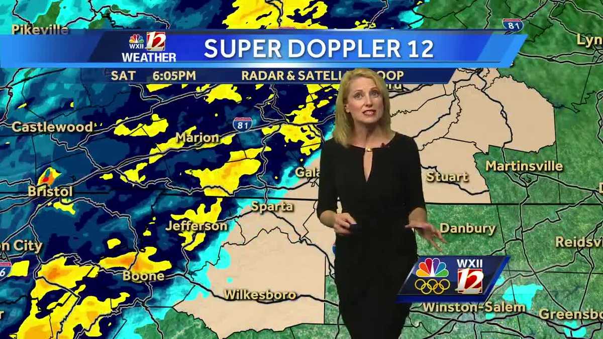 WATCH Michelle's Forecast: Heavy RAIN at times tonight...cold winds Sunday!