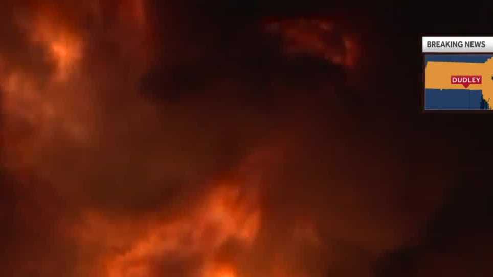 Large warehouse fire in Dudley