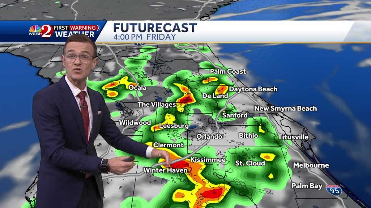 Tracking storms for our Friday