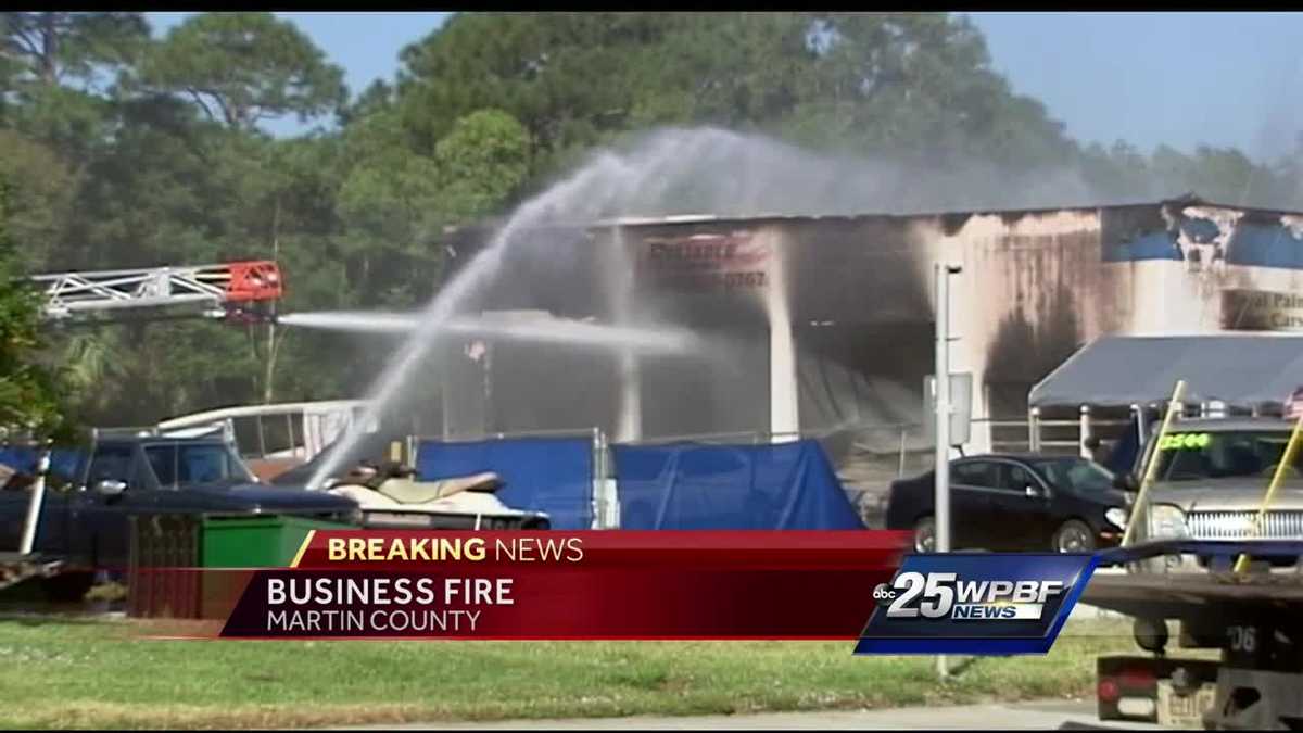 Fire destroys Stuart business