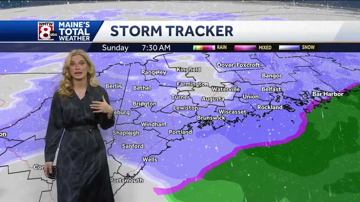 Cold, cold day with snow on the way