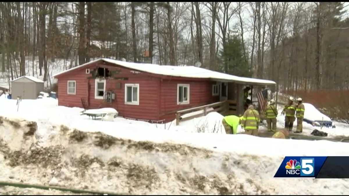 Crews douse fire that gutted home