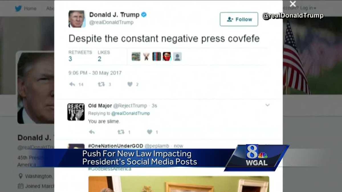 'Covfefe Act' would save all tweets by president - even deleted ones
