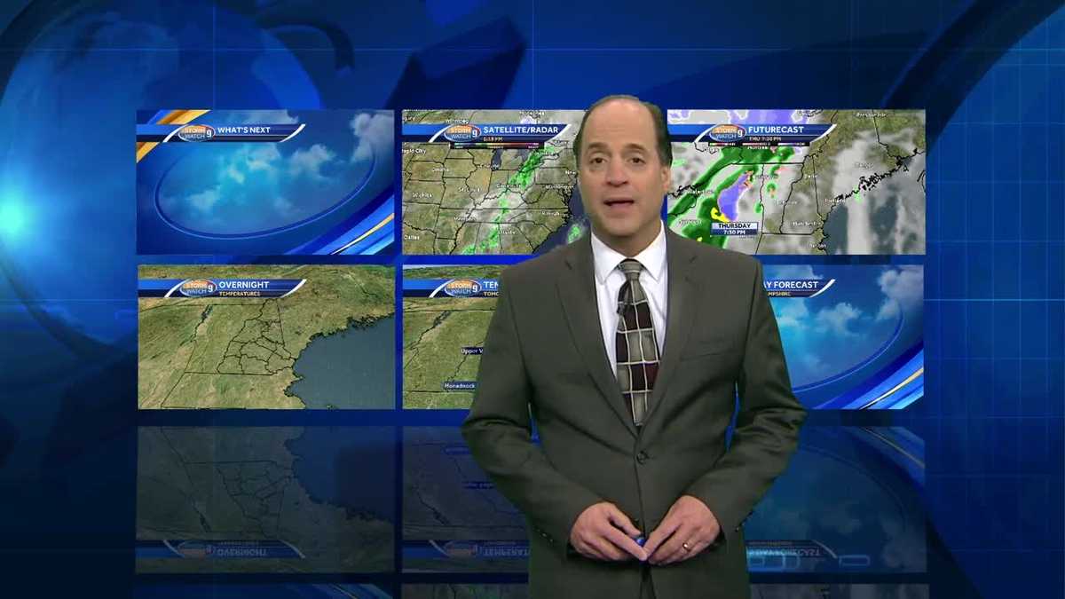 Watch: Light wintry mix before dry weather moves in