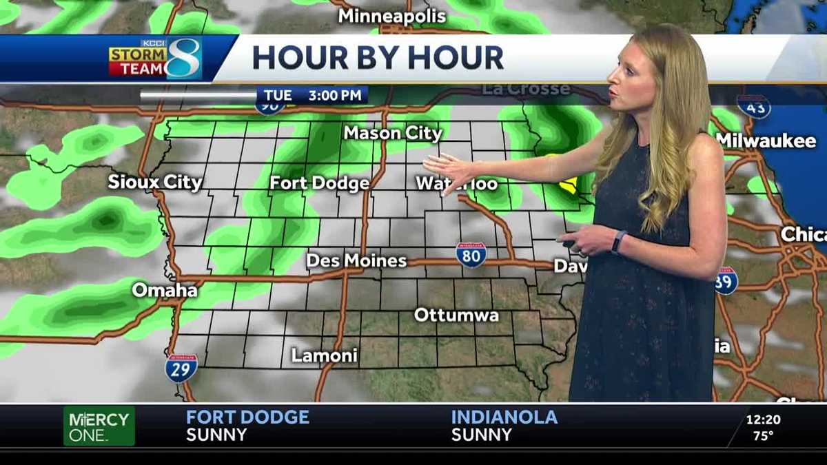 Incoming storms arrive Tuesday