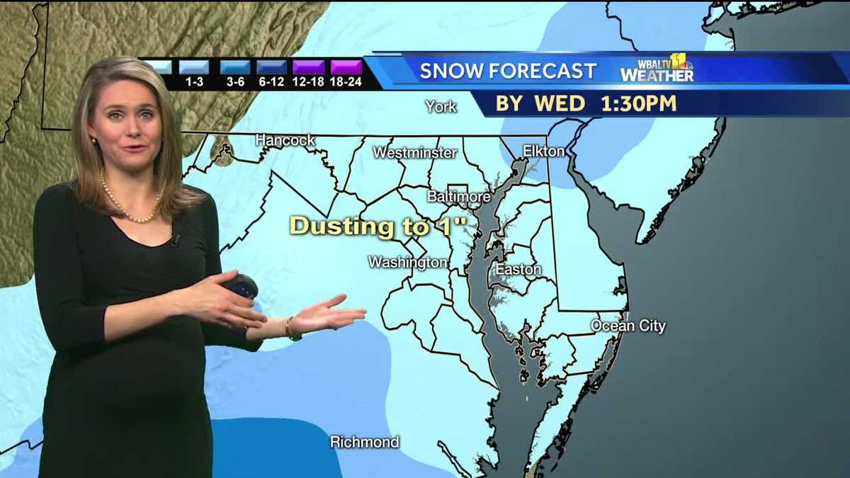 Icy, snowy conditions Wednesday morning