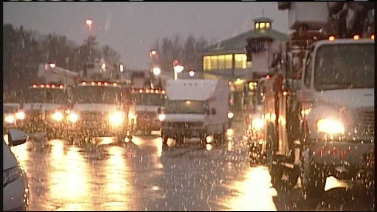 Central Maine Power travels to Vermont to help with power outages