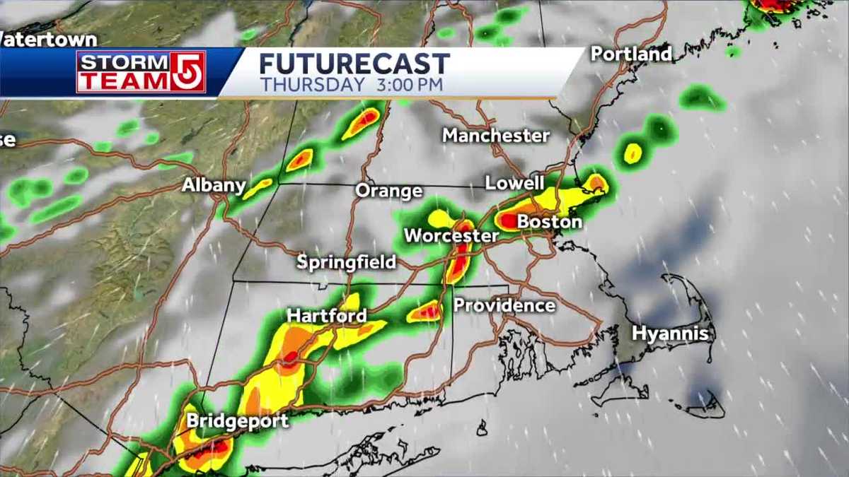 Video: Tropical feel with thunderstorms on Thursday