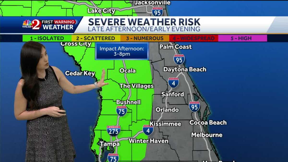 Impact Afternoon: Showers and Storms West