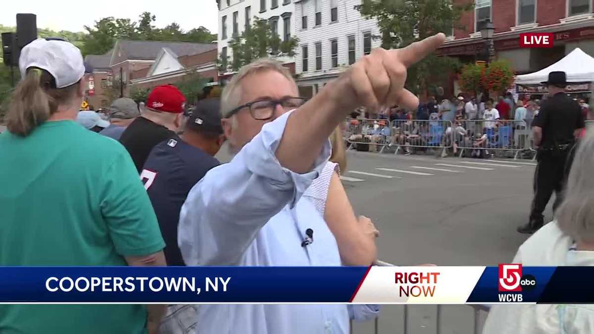 Ed Harding shows what it's like in Cooperstown for MLB Hall of Fame parade