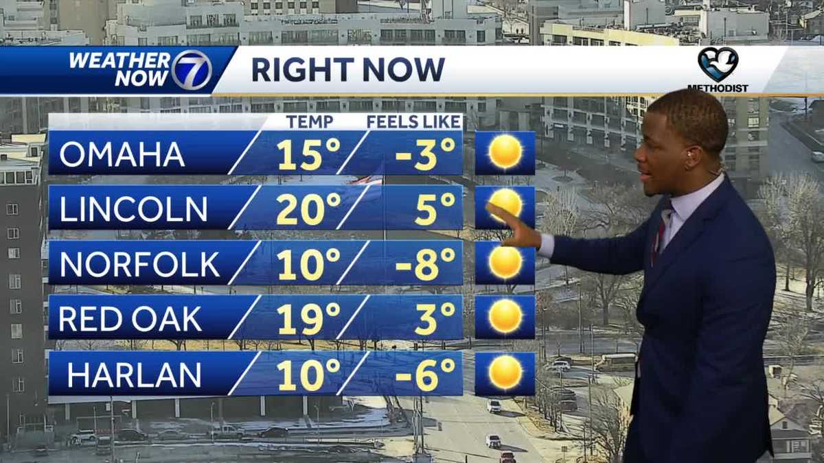 Thursday evening February 2 Omaha weather