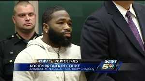 Boxer Adrien Broner arraigned on assault, robbery charges