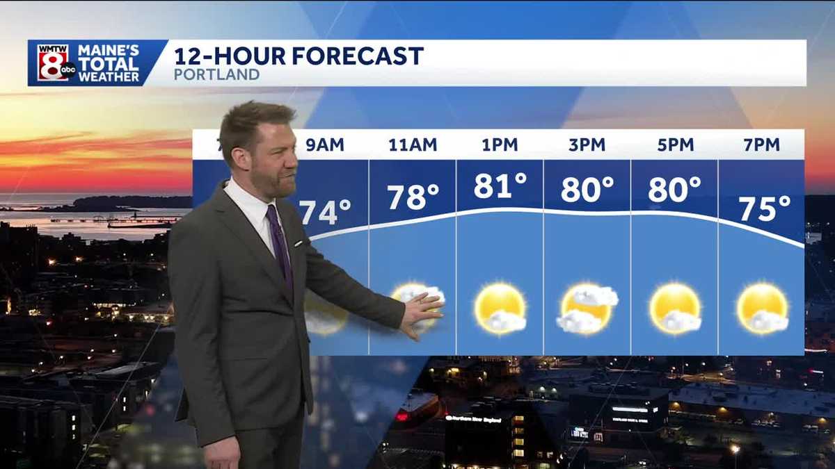 One last warm day until cooler and damp weather