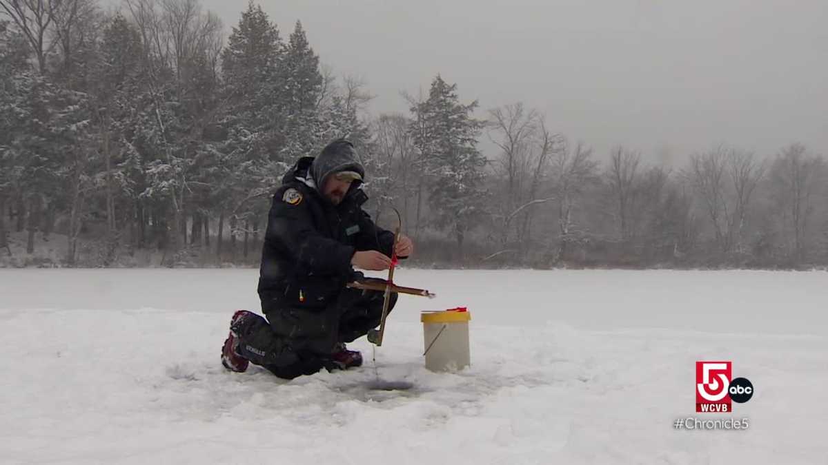 Learn how to Ice Fish and take a tour of ice castles in NH