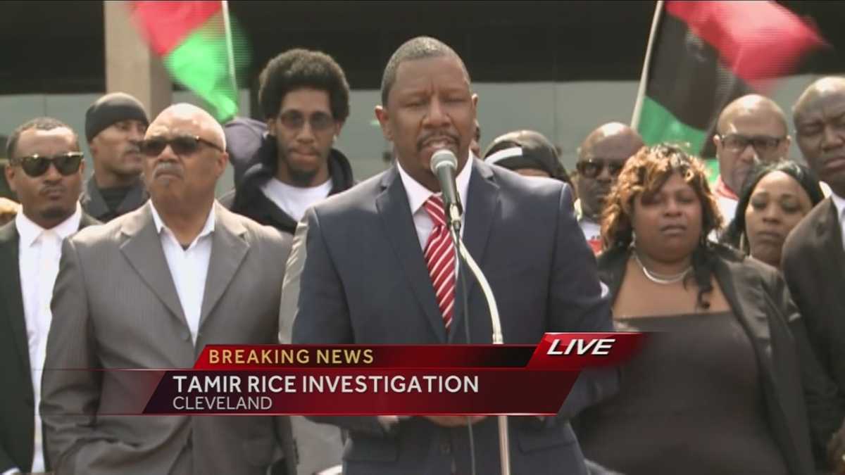 Tamir Rice's mother, family lawyer speak in Cleveland