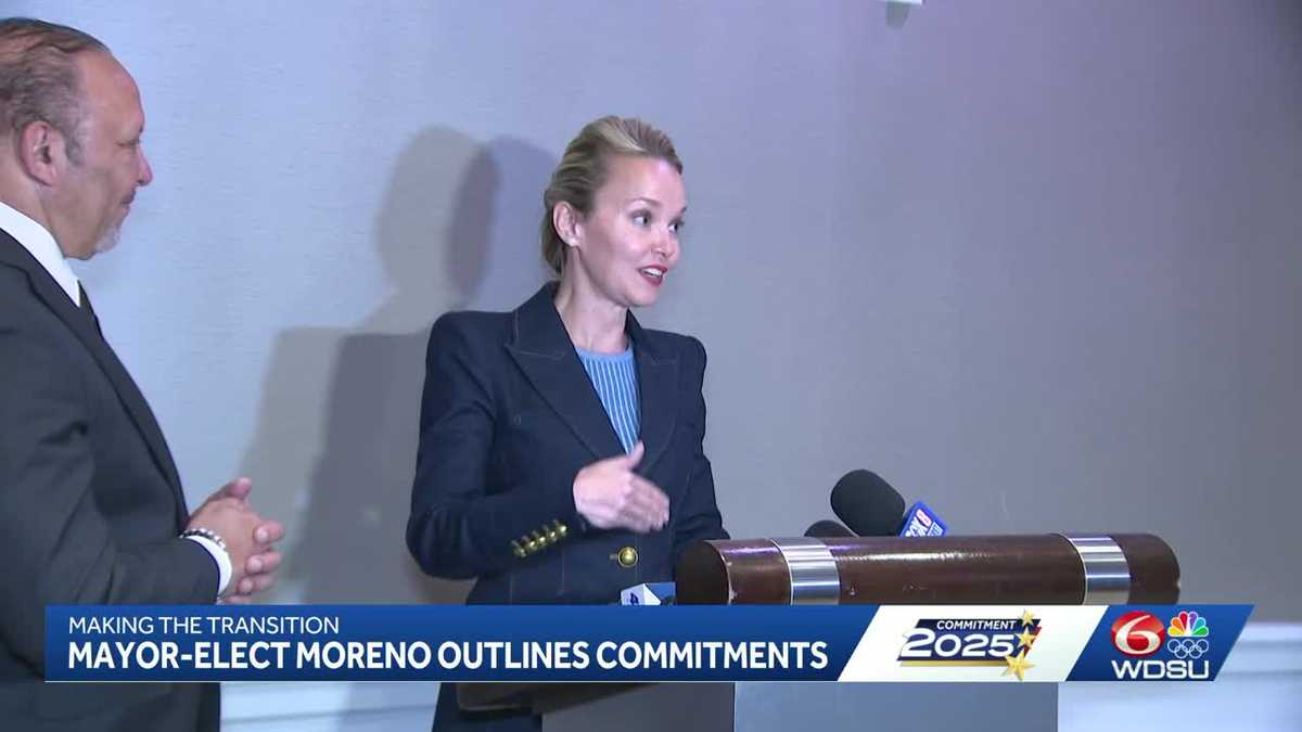 Mayor-Elect Helena Moreno meets with former Mayor Marc Morial