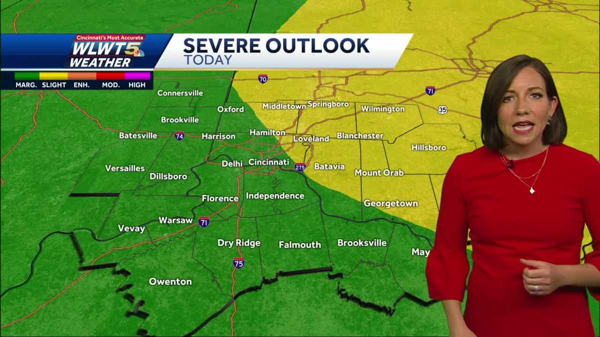 Strong Saturday storm threat