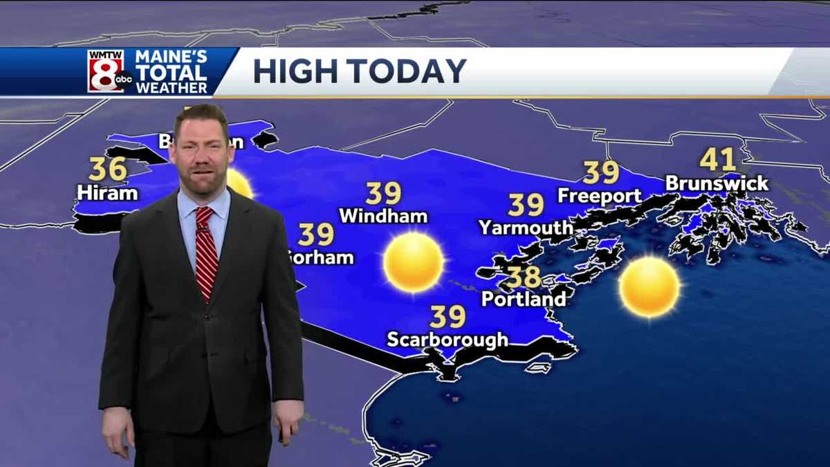 Calm cold days ahead of a wind and rain storm Friday