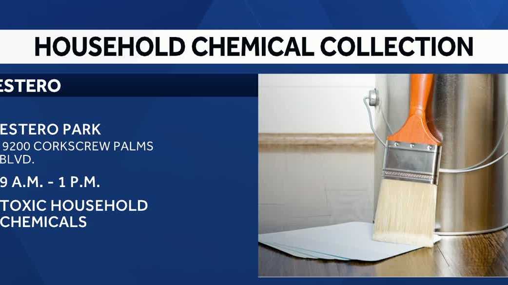 Village of Estero hosts household chemical waste drop off event Wednesday