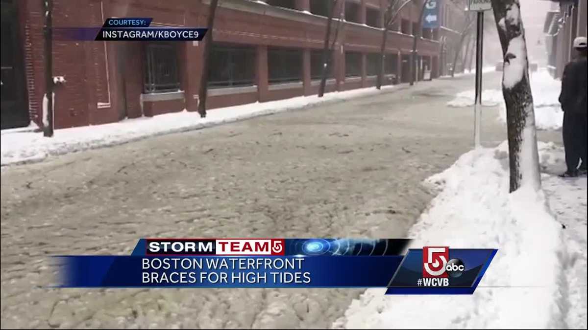 Boston waterfront braces for significant flooding