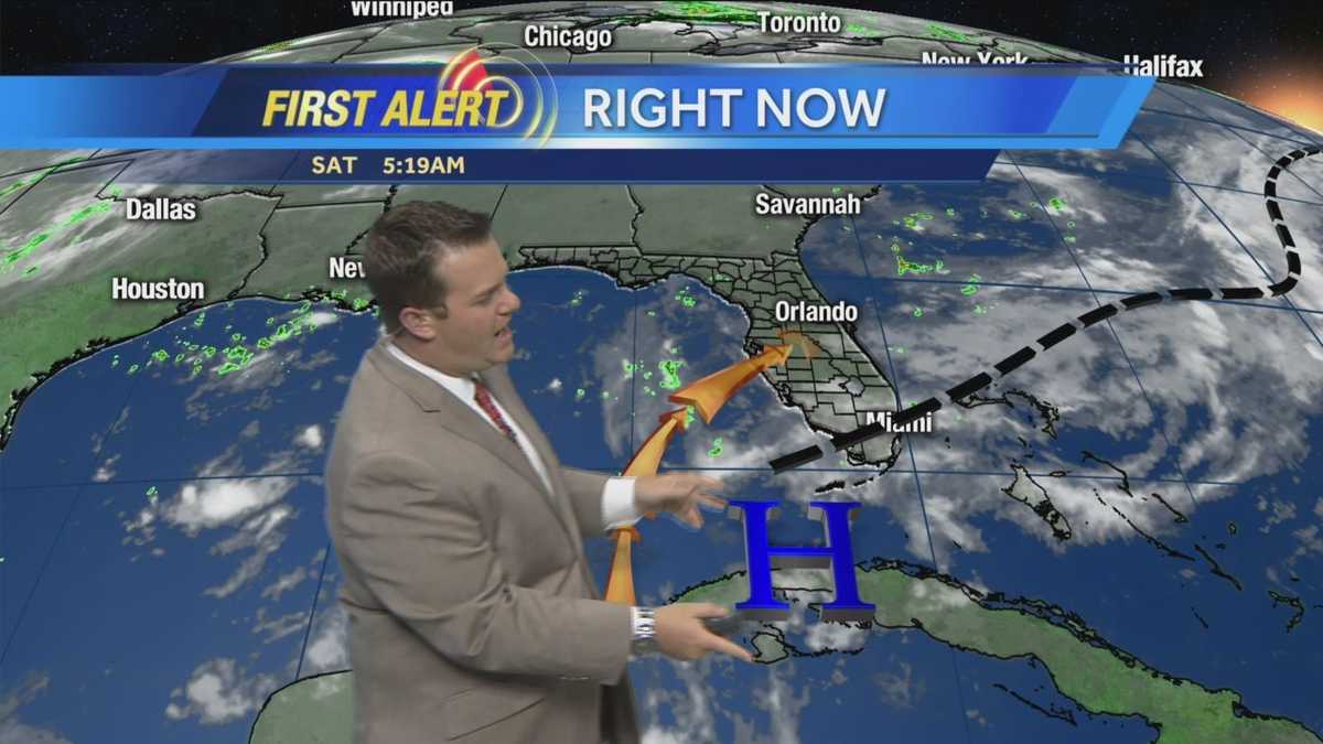 Pinpointing today's storms...