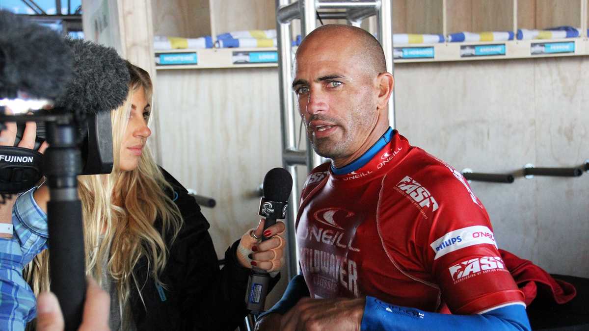 Kelly Slater talks about Santa Cruz's Steamer Lane