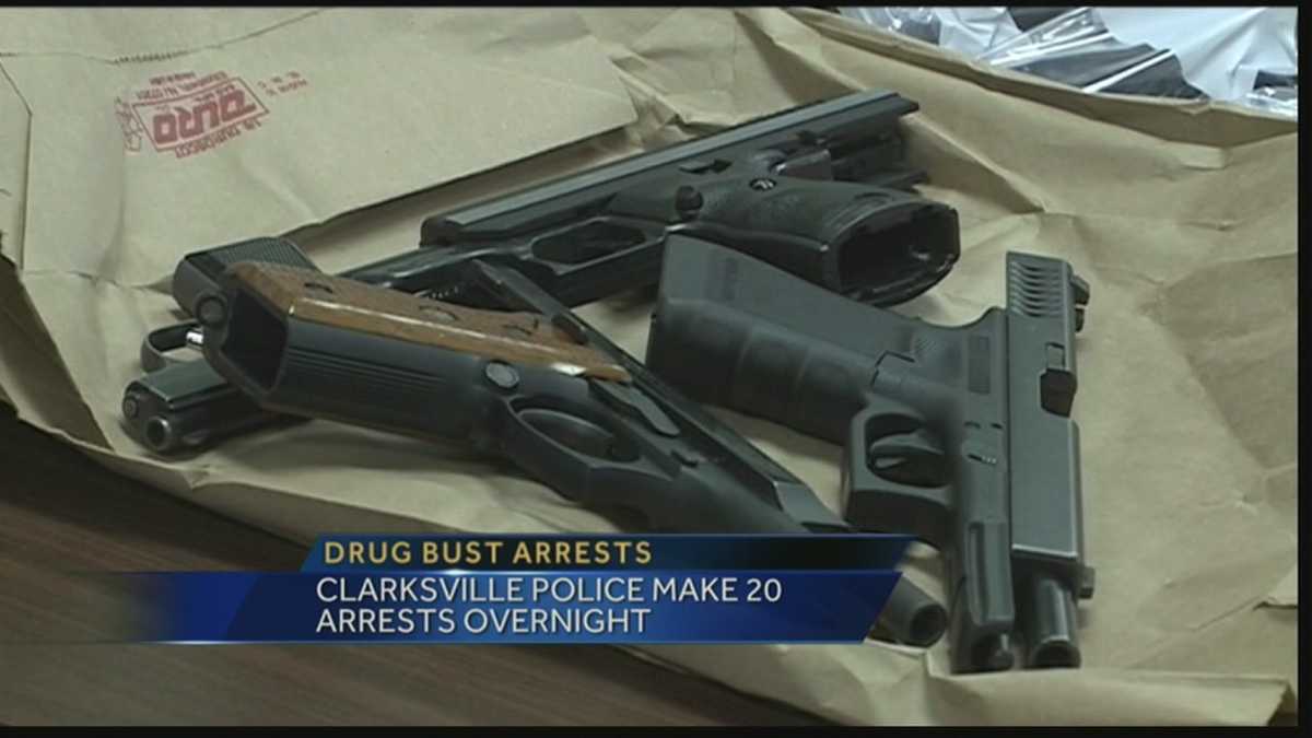 Clarksville police make 20 arrests overnight