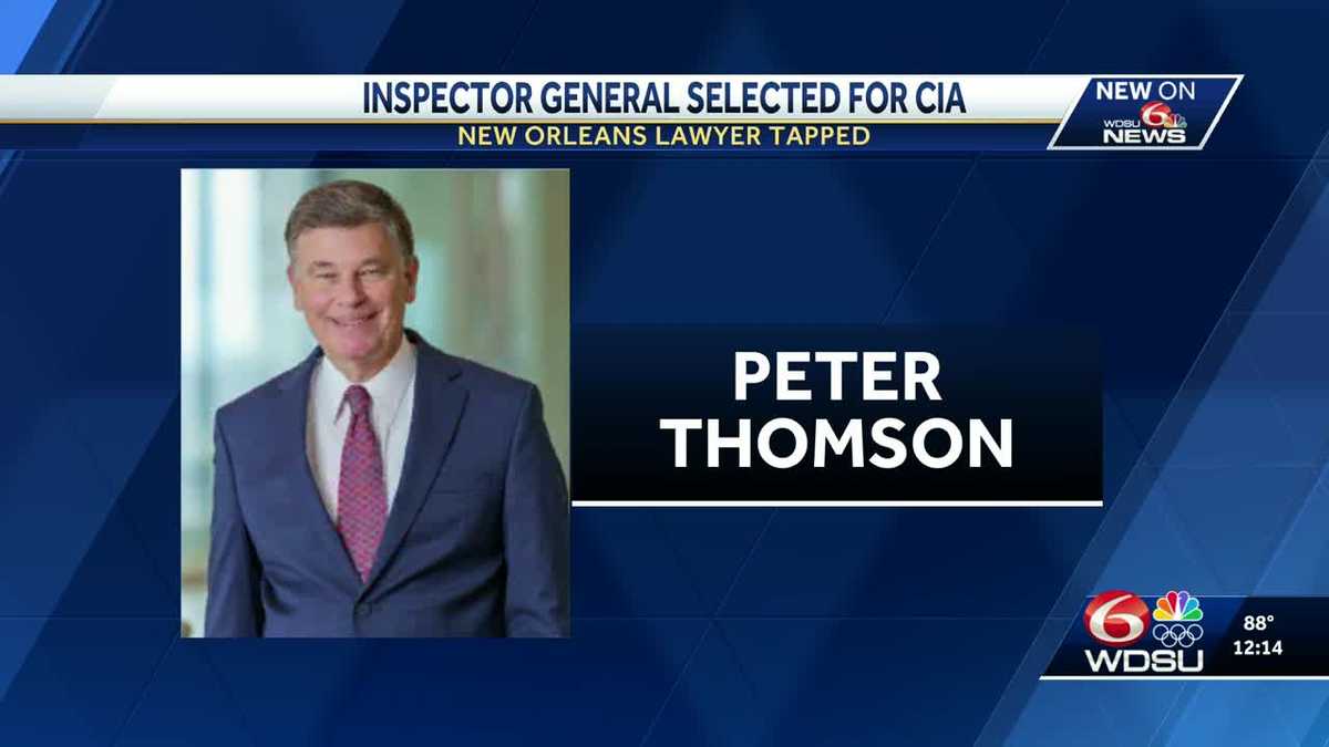 New Orleans lawyer tapped as inspector general for the CIA