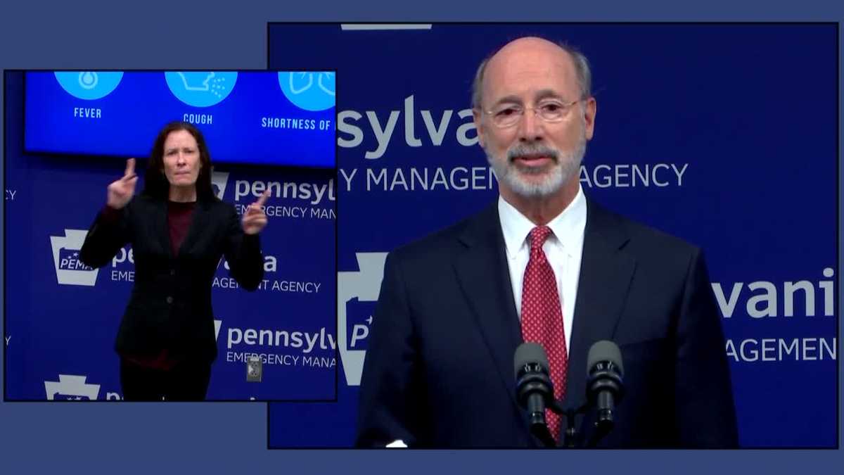 Pennsylvania Gov. Wolf addresses phased reopening plan