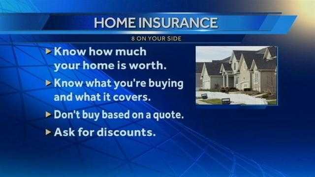 Tips for buying homeowners' insurance