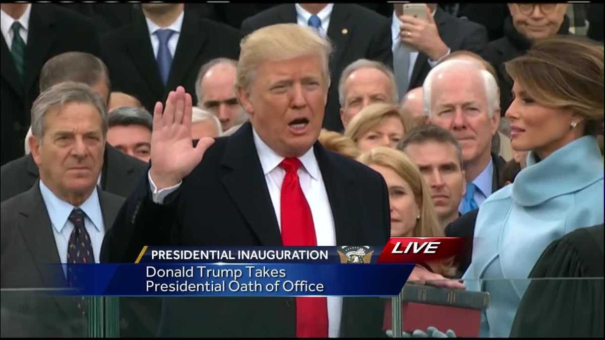 President Donald Trump takes Oath of Office President Donald Trump takes Oath of Office