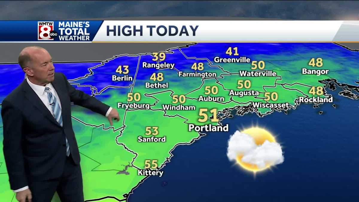 First full day of spring brings temperatures near 50