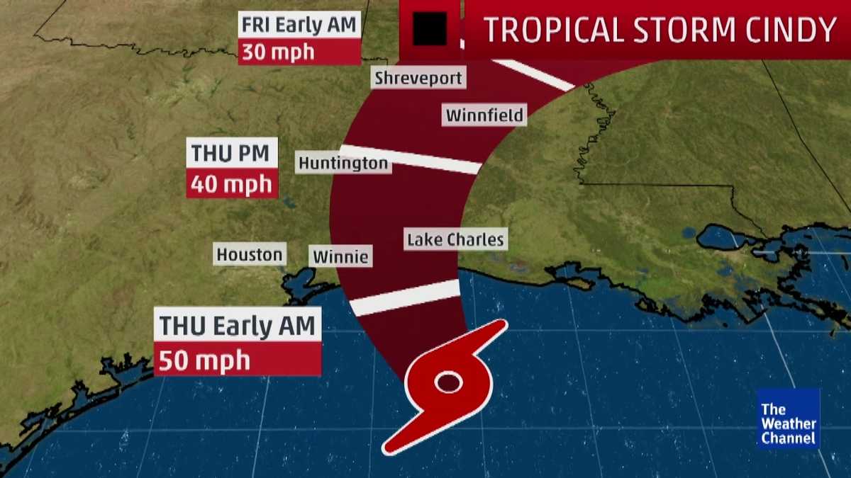 Cindy To Make Landfall Overnight; Life-Threatening Flash Flooding Possible