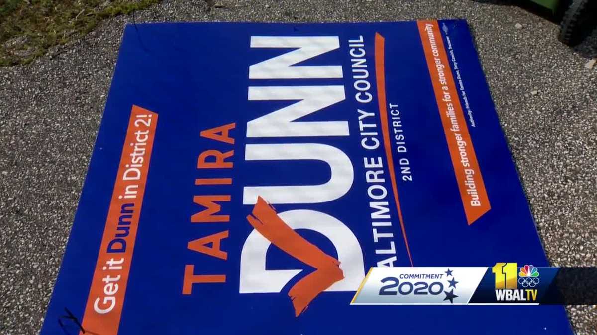 Campaign sign taken down, discarded, City Council candidate says