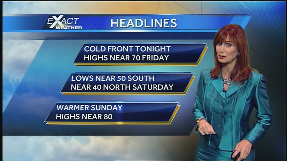 Another Cold Front Will Move Through Tonight