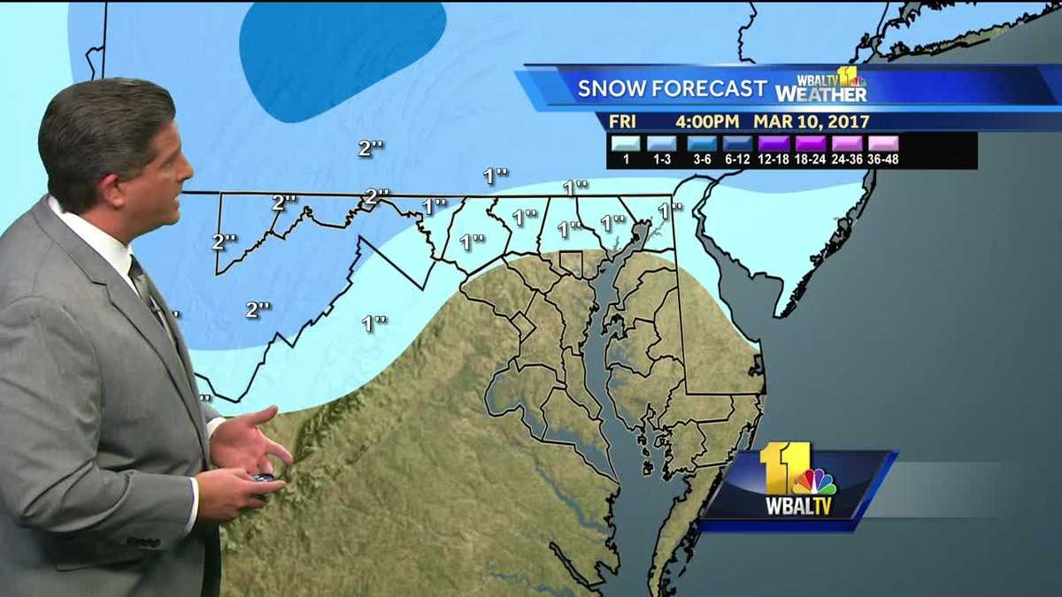 Rain-snow mix to start early Friday