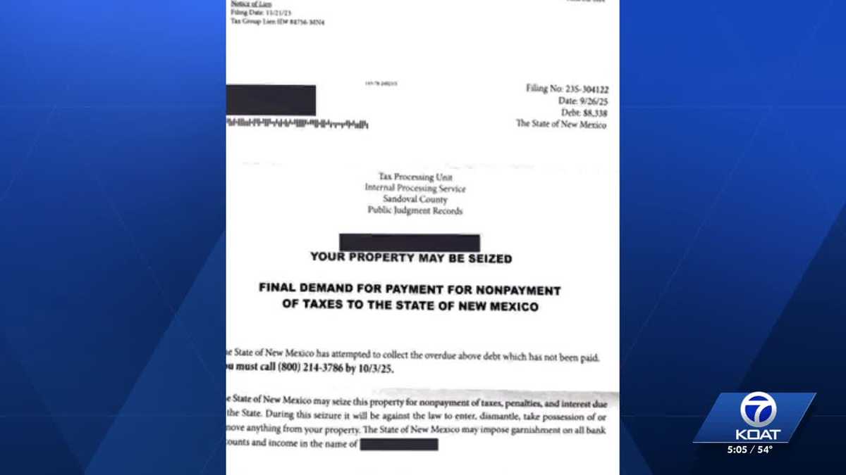 New Mexico Tax & Revenue Department Warns of Mail Scam