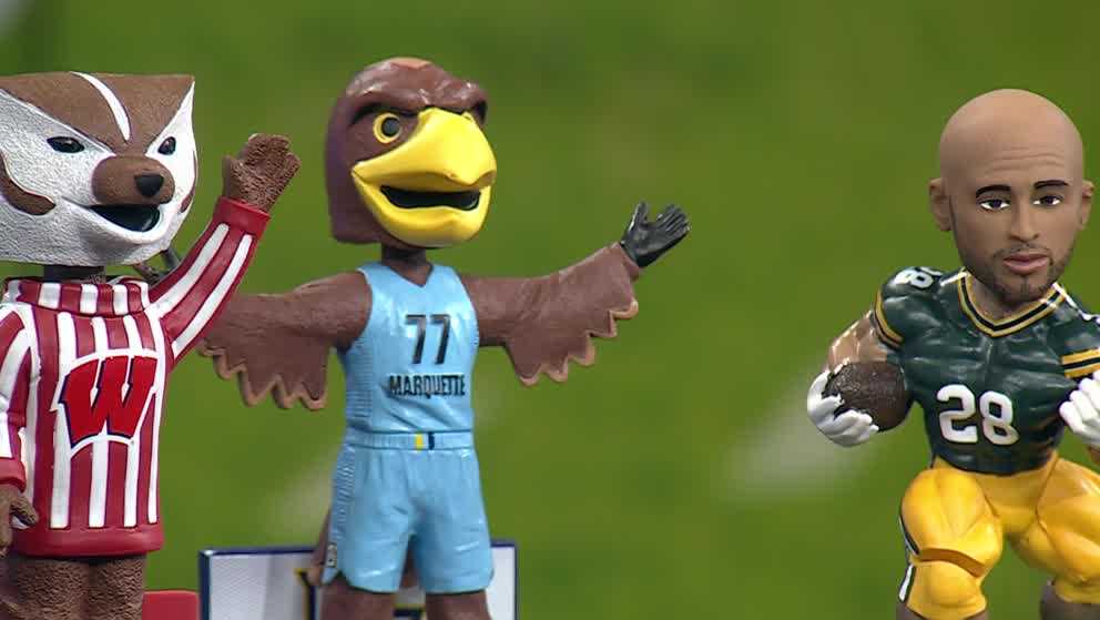 Milwaukee museum celebrates bobblehead day with Packers figure