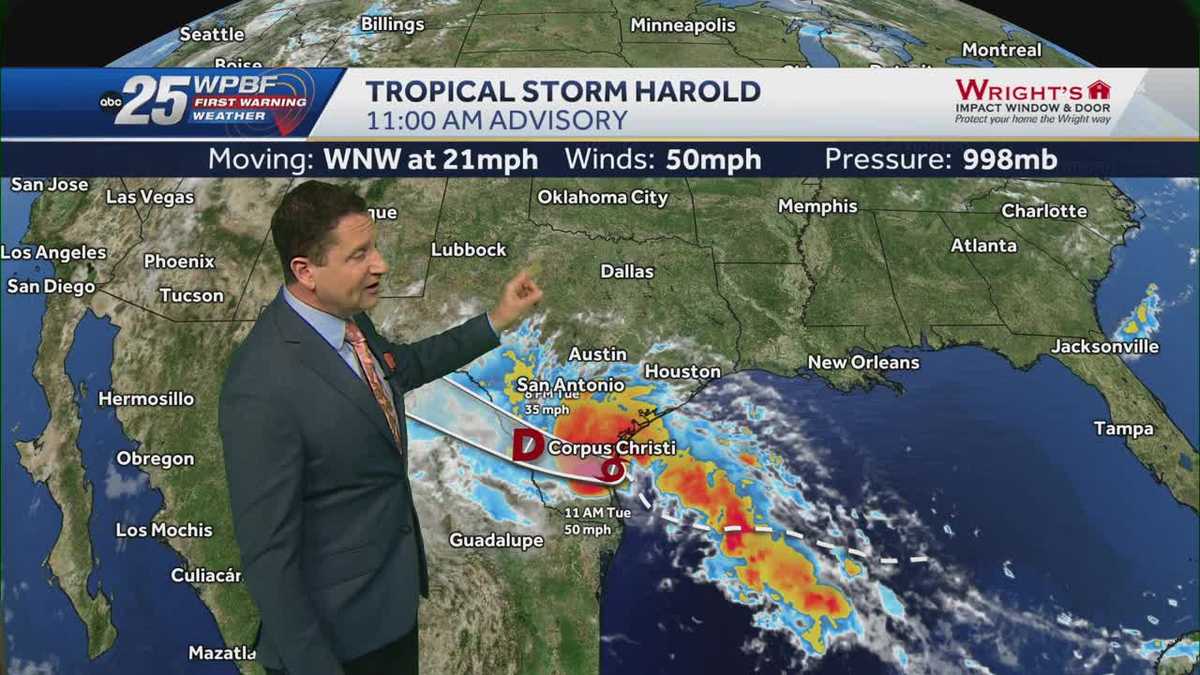 Harold, Franklin, Saharan Dust