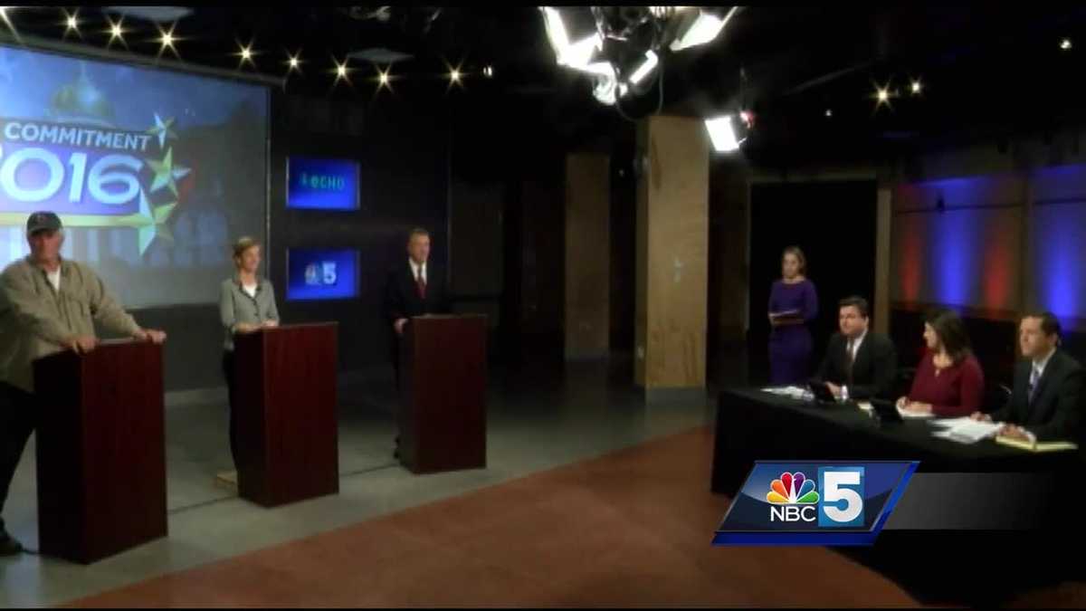 Minter, Scott & Lee square off at VT gubernatorial #NBC5debate