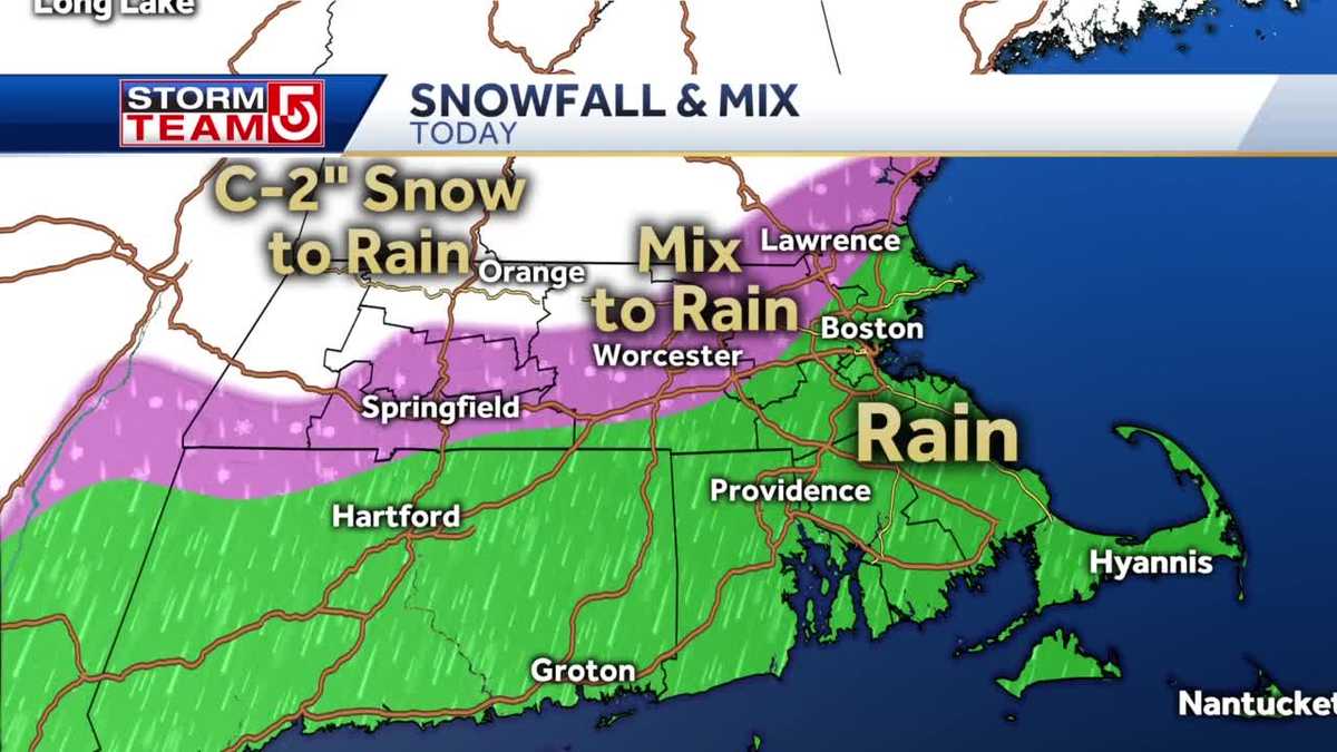 Video: Messy winter mix moves in Tuesday
