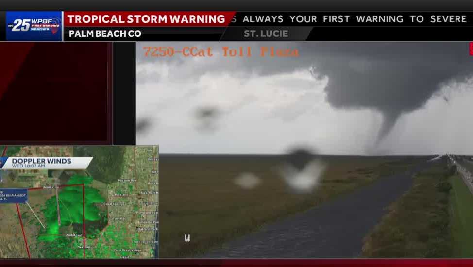 Tornado crosses major Florida interstate as Hurricane Milton approaches