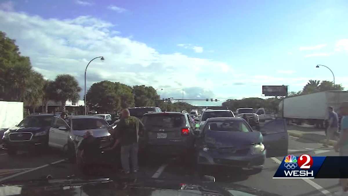 FHP trooper saves man after wrong-way crash