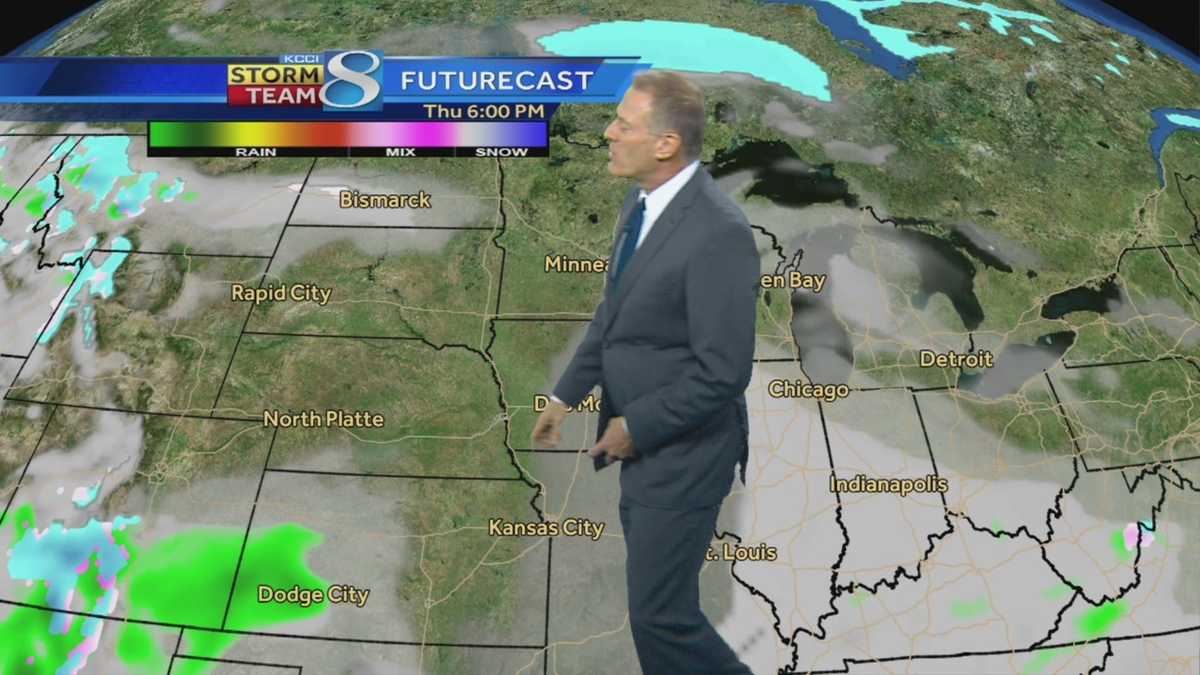 KCCI 8 video weather forecast