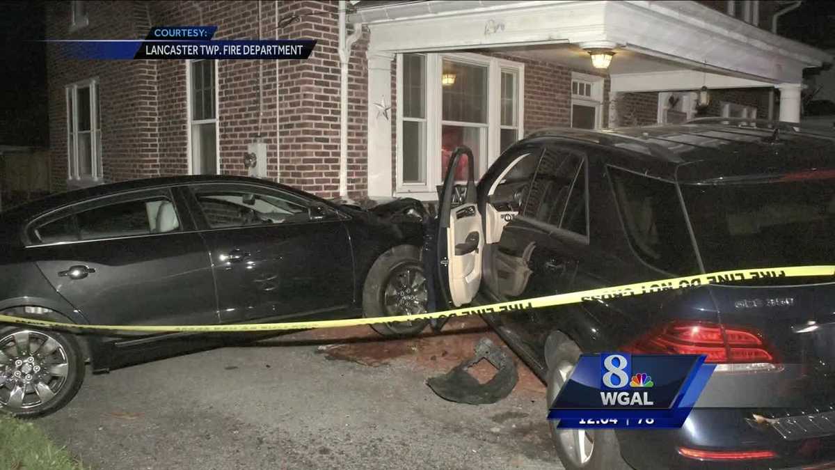 Car Crashes Into Porch Of Lancaster County Home
